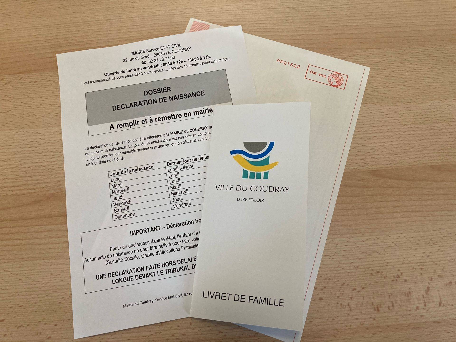 Naissance - Ville du Coudray